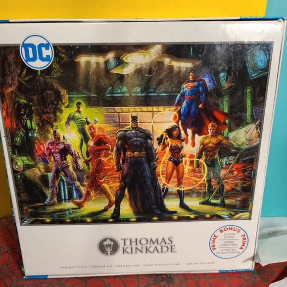 Toys | Justice League 100 Piece Jigsaw Puzzle 19x 266 By Thomas Kinkade Dc Comics | Poshmark